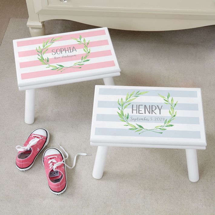 Personalized Name Step Stool | Mark and Graham