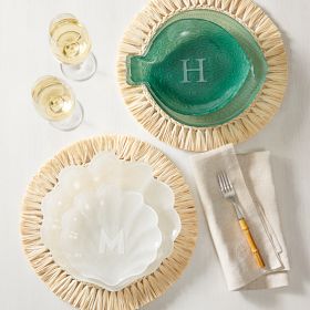 Glass Shell Plate, Set of 4 | Mark and Graham