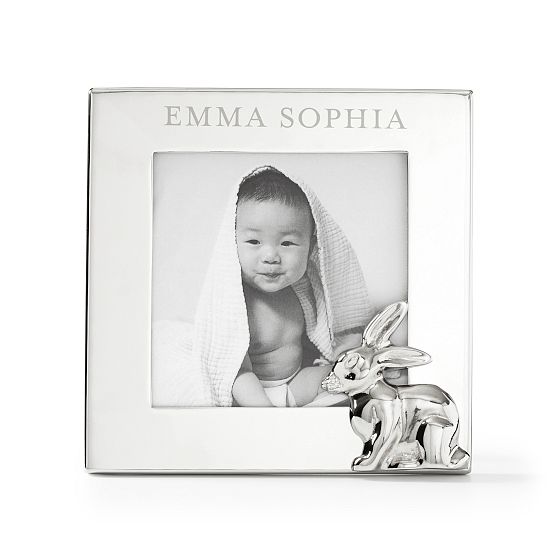 Silver Bunny Photo Frame | Mark and Graham