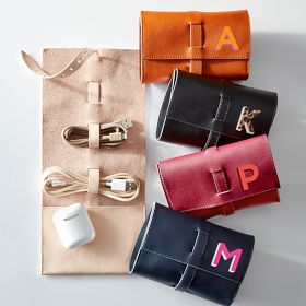 Leather Charger Roll Up Pro, Printed | Mark and Graham