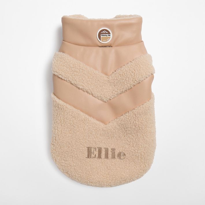 Shearling Dog Coat | Mark and Graham