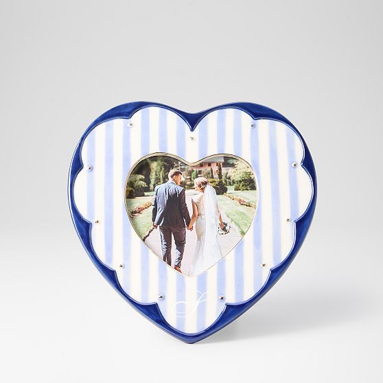 Heart Ceramic Picture Frame | Mark and Graham